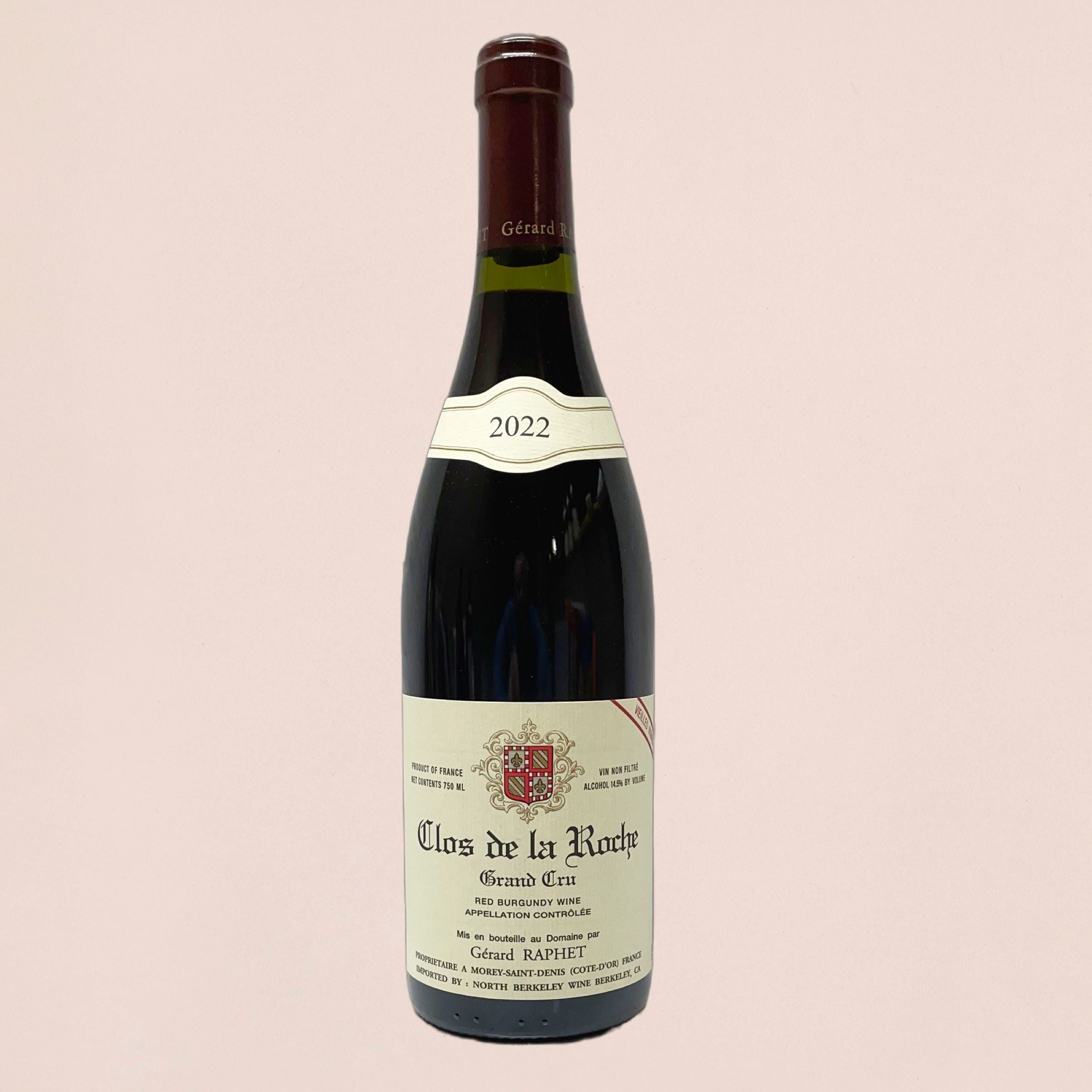 Gerard Raphet, Clos De La Roche Grand Cru 2022 – Flor Wines